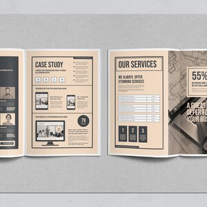 Proposal Print Template | Indesign Template - Etsy