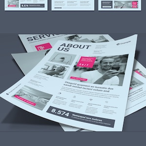 Flyer Print Template | Indesign Template - Etsy