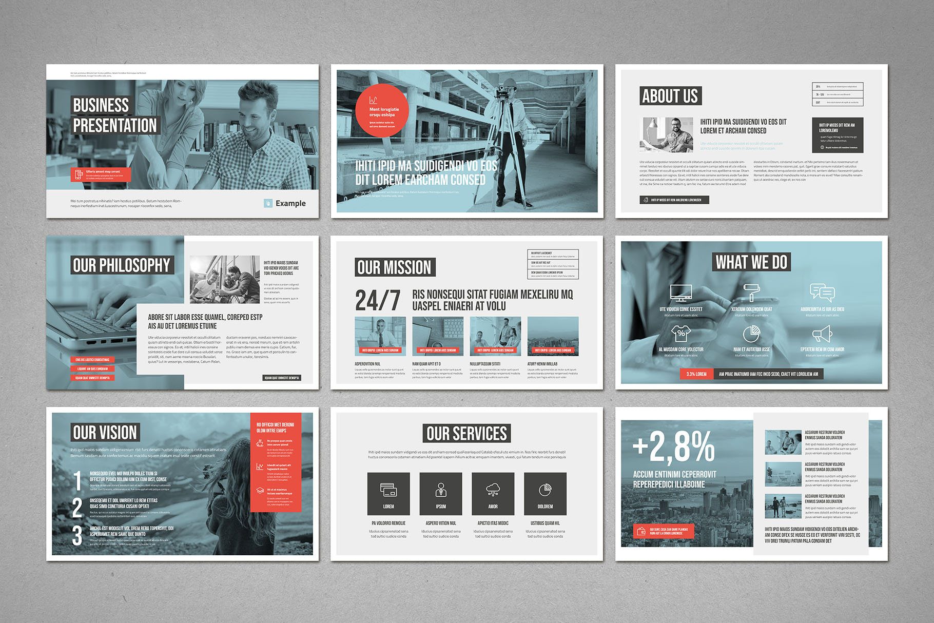 Presentation Template | Powerpoint Presentation Vol. 2 - Etsy