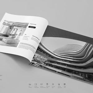 Business Proposal Print Template | Portfolio or Album | Brochure Indesign Template - Etsy