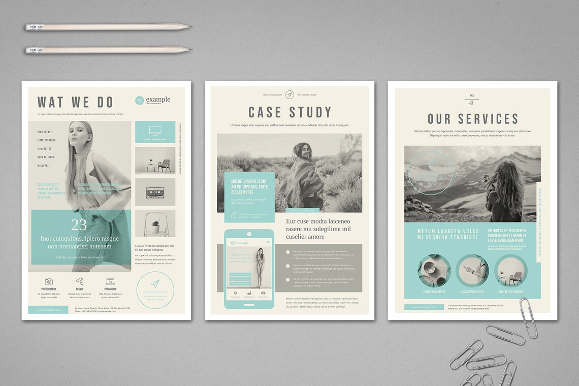 Flyer Print Template | Indesign Template - Etsy
