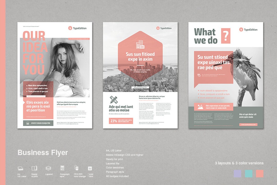 Multipurpose Flyer | Corporate Flyer | Flyer Print Template | Indesign ...