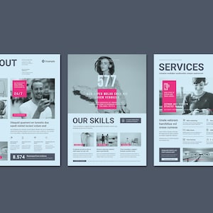 Flyer Print Template | Indesign Template - Etsy