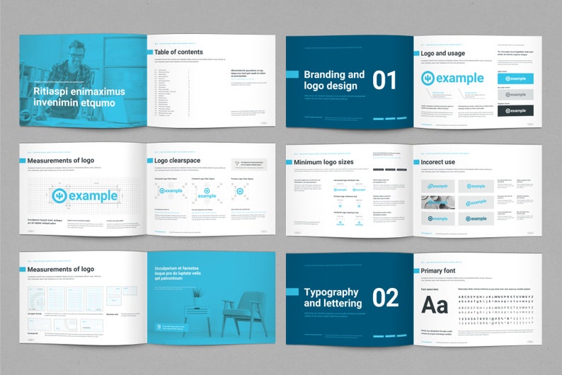 Brand Book | Indesign Template - Etsy