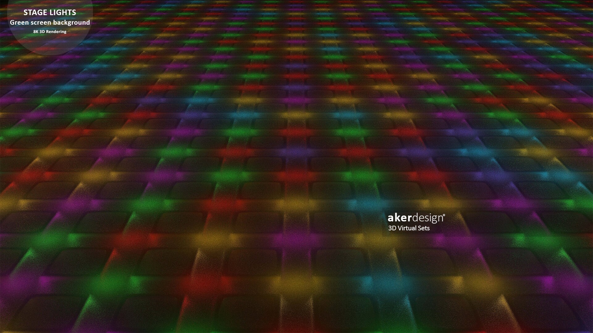 Digital 8K 3d Render. Green Screen for Background and Print. Stage ...