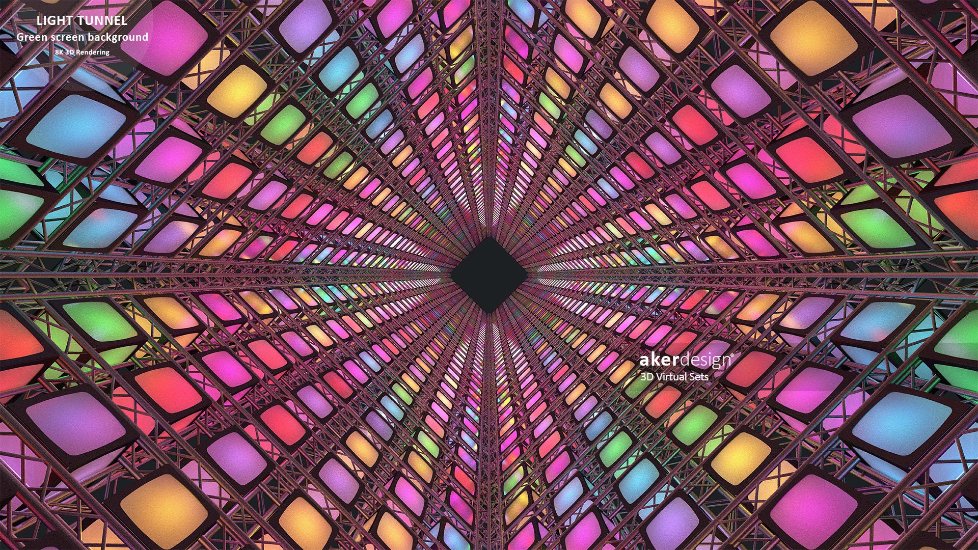 Digital 8K 3d Render. Green Screen for Background and Print. Stage ...