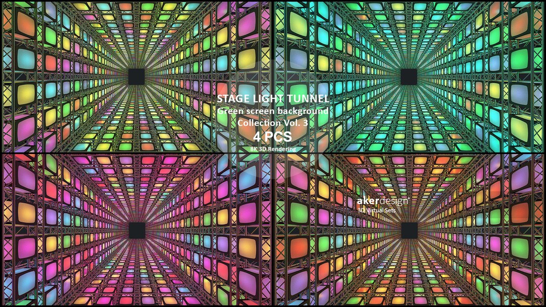 Digital 8K 3d Render. Green Screen for Background and Print. Stage ...