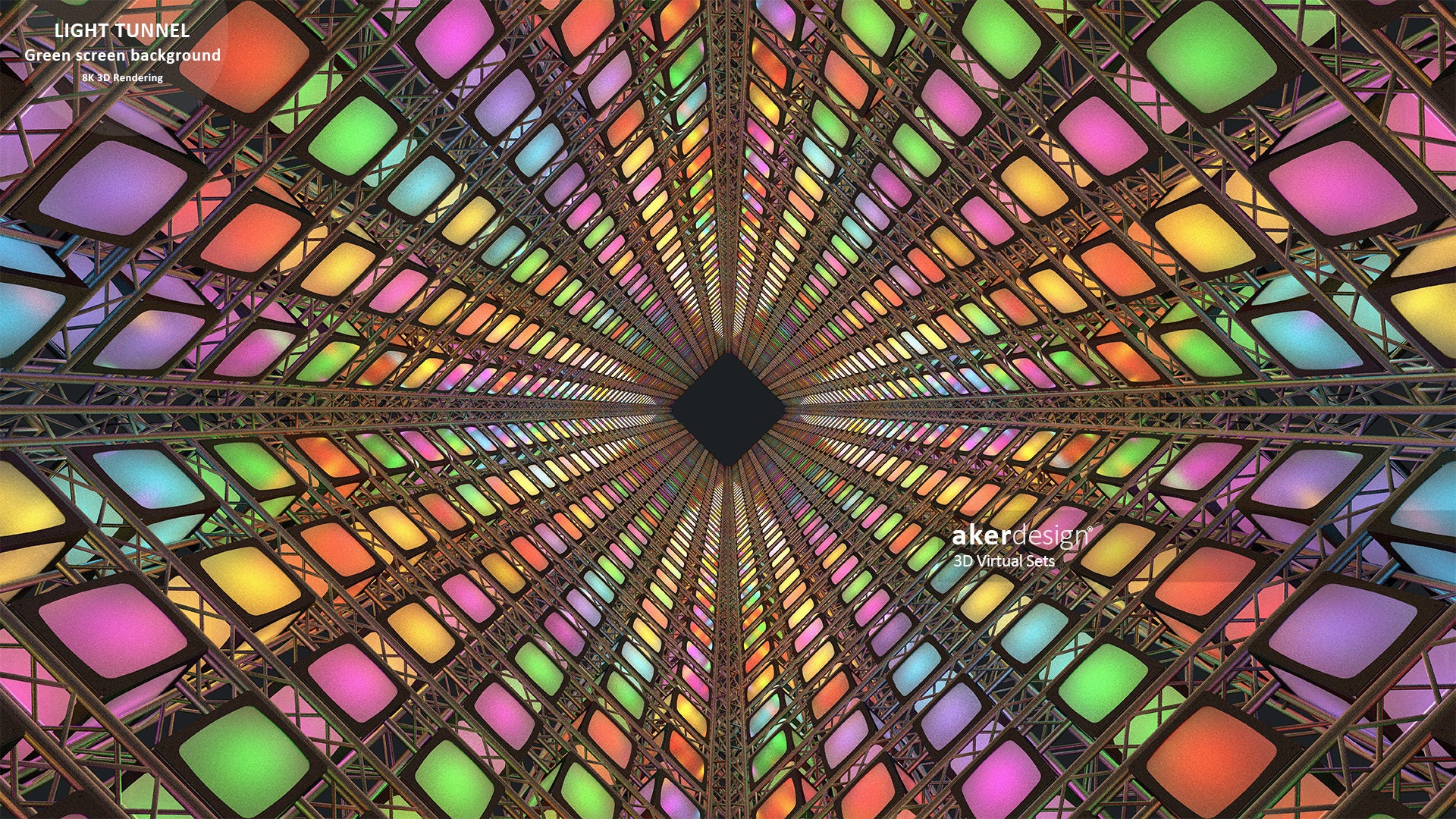 Digital 8K 3d Render. Green Screen for Background and Print. Stage ...