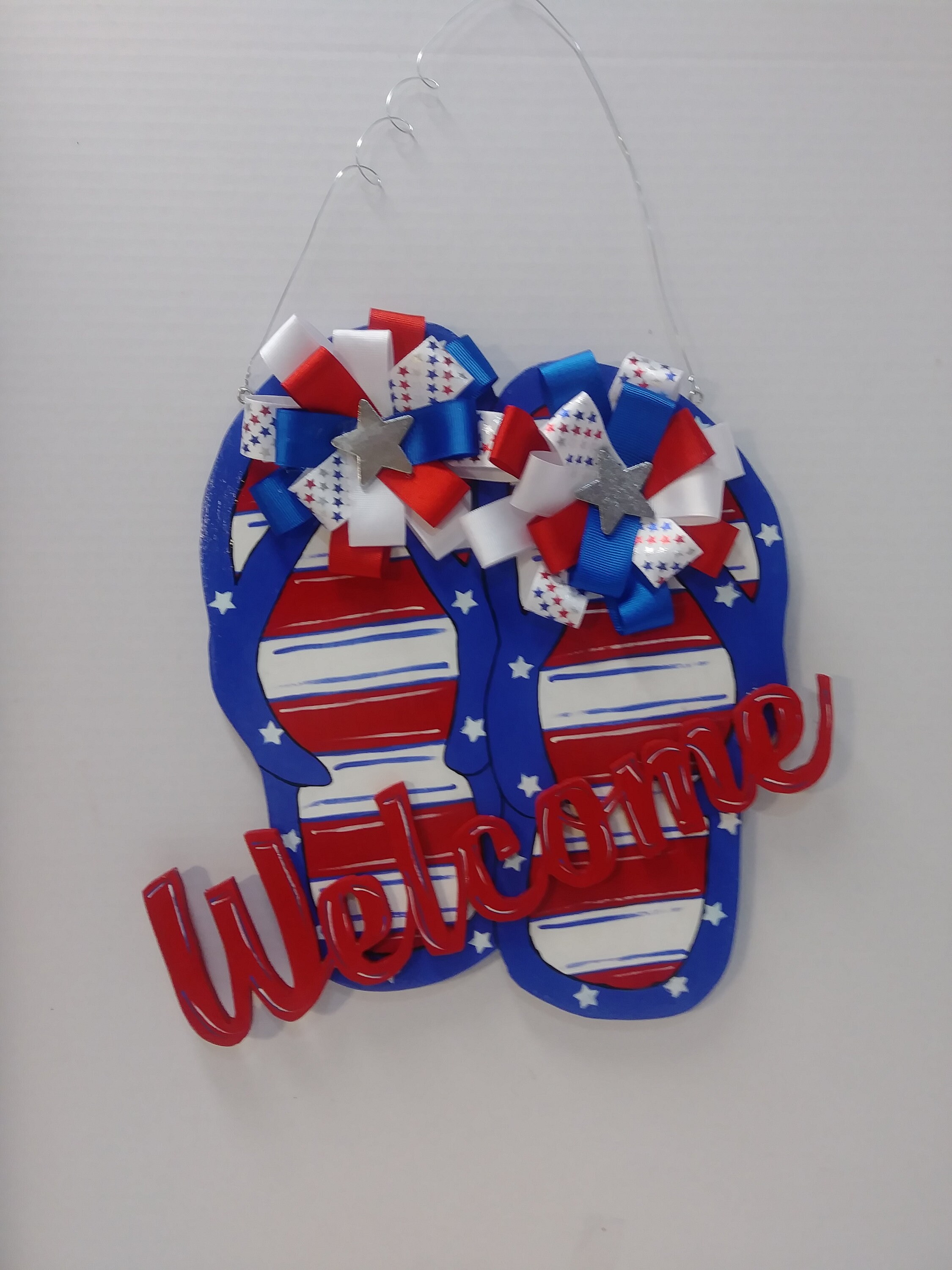 Flip Flop Welcome Wooden Sign - Etsy