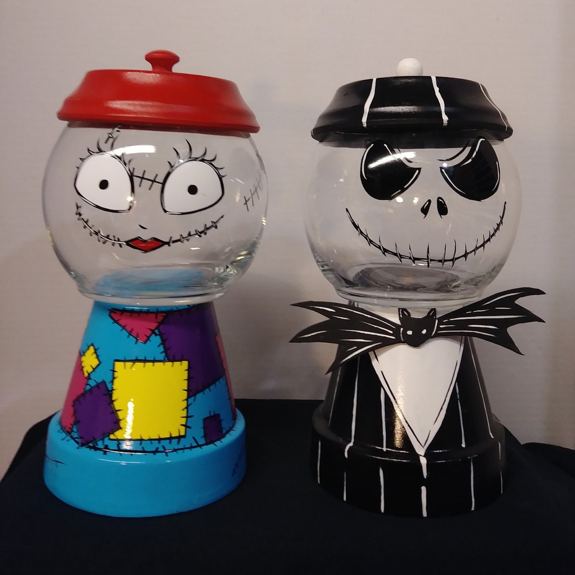 Small and Large Clay Pot Candy Jars - Etsy