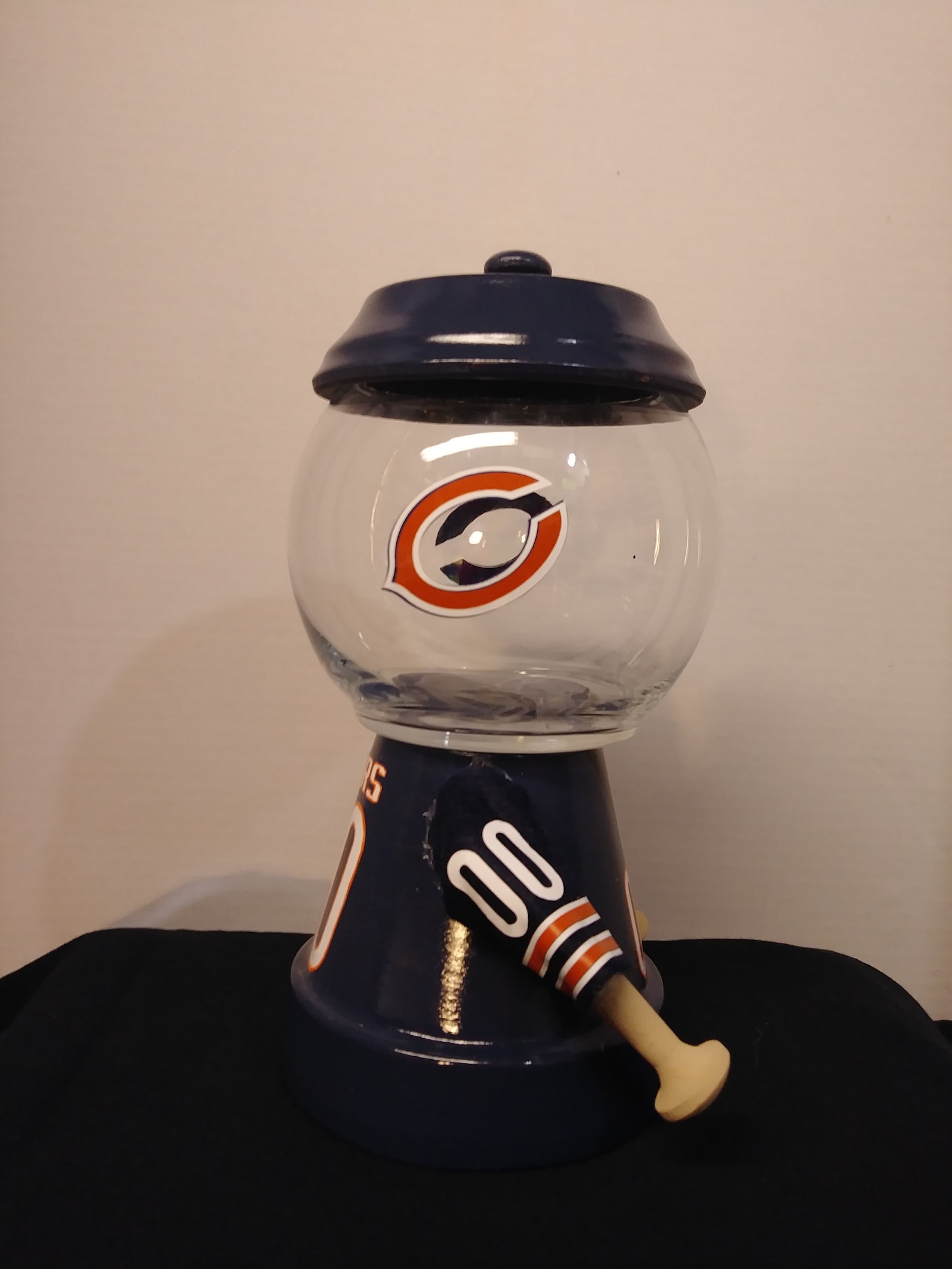 Clay Pot Football Player Candy Jar - Etsy