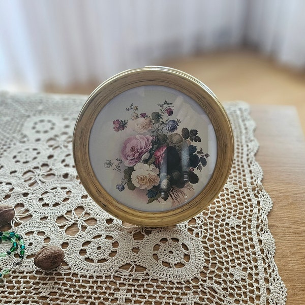 Antique Round Photo Frame - Etsy