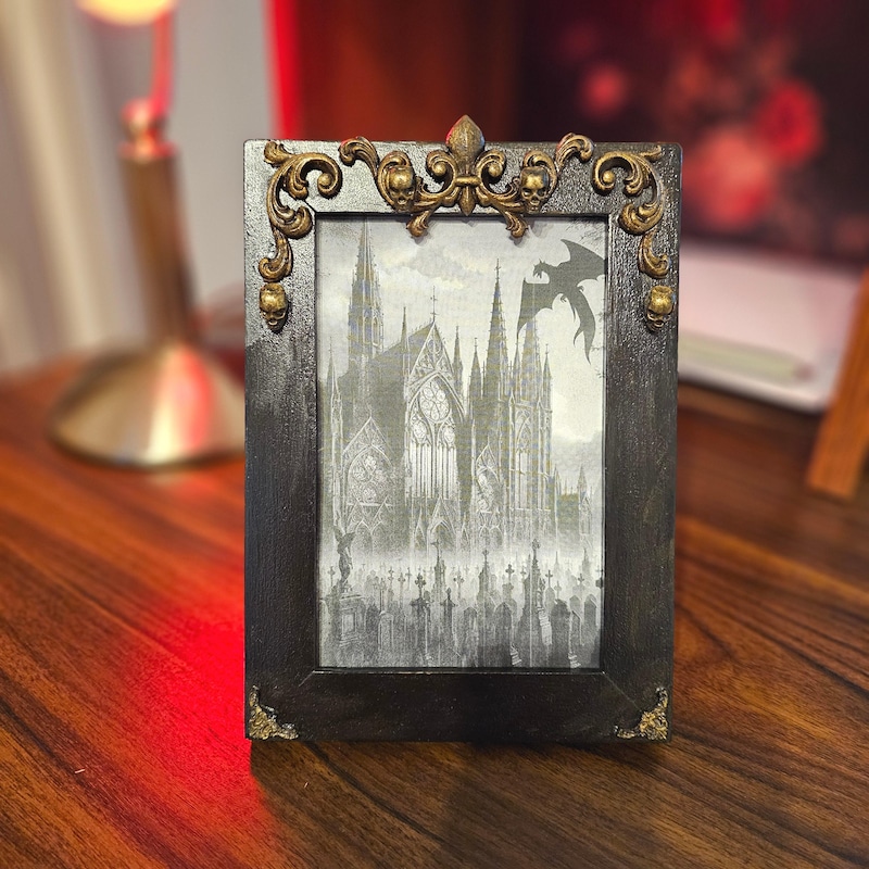 Gothic Picture Frame - Etsy