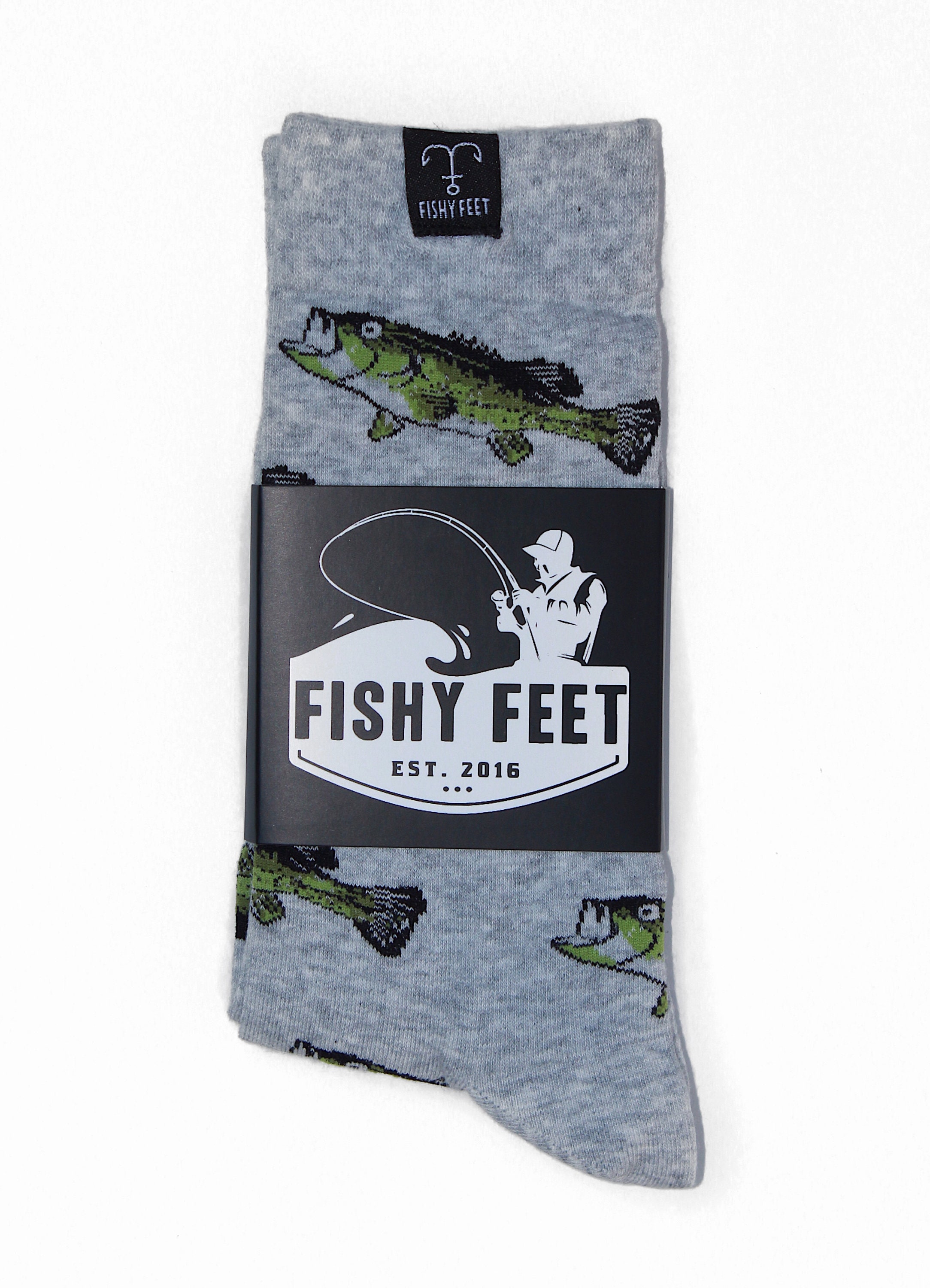 Fish Socks Bass Socks Fishing Socks Fisherman Socks - Etsy UK