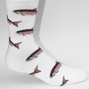 Fish Socks Variety Pack, Trout, Bass, Tuna, Dorado (4 Pairs) - Etsy