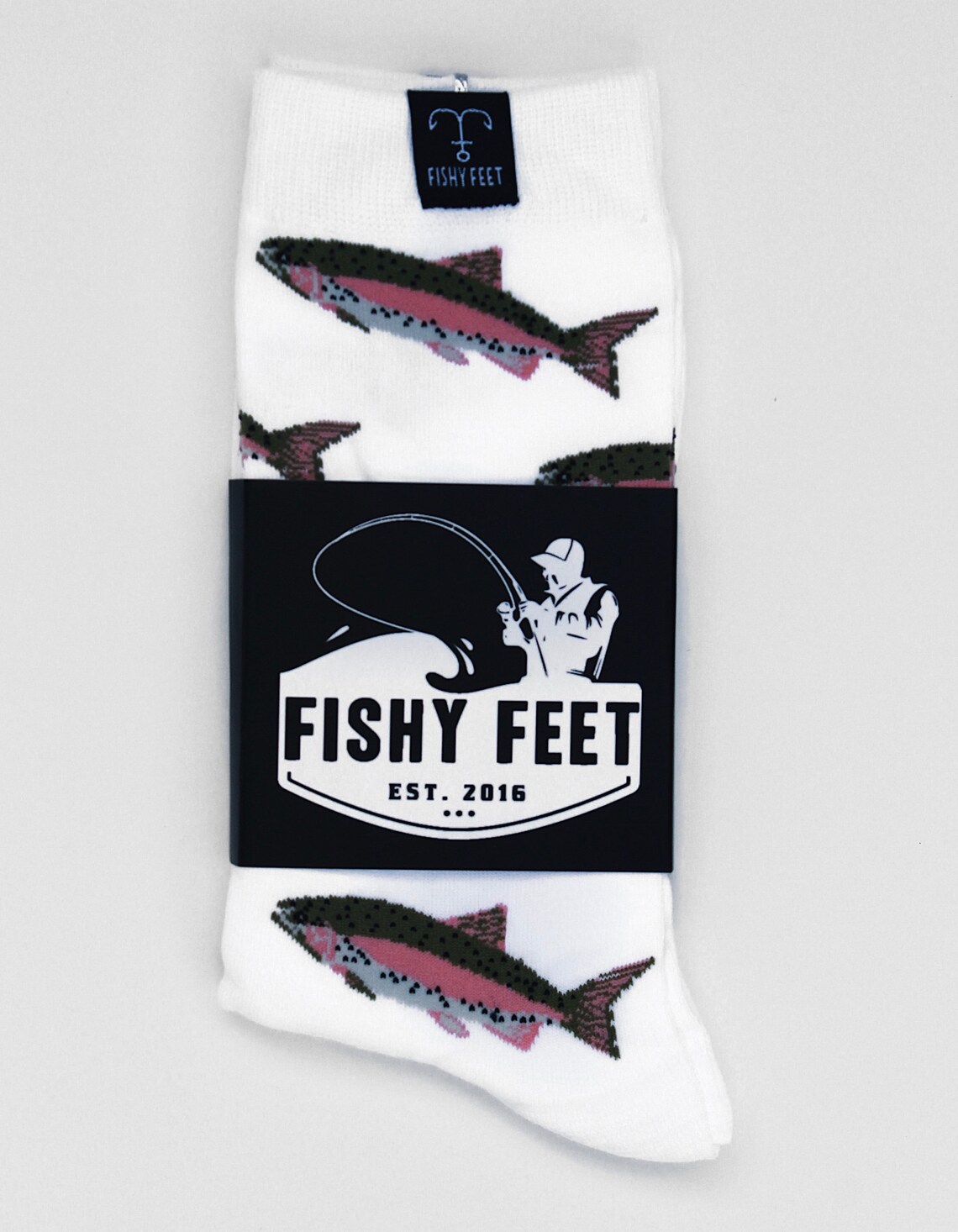 Fish Socks Trout Socks Fishing Socks Fisherman Fishing - Etsy