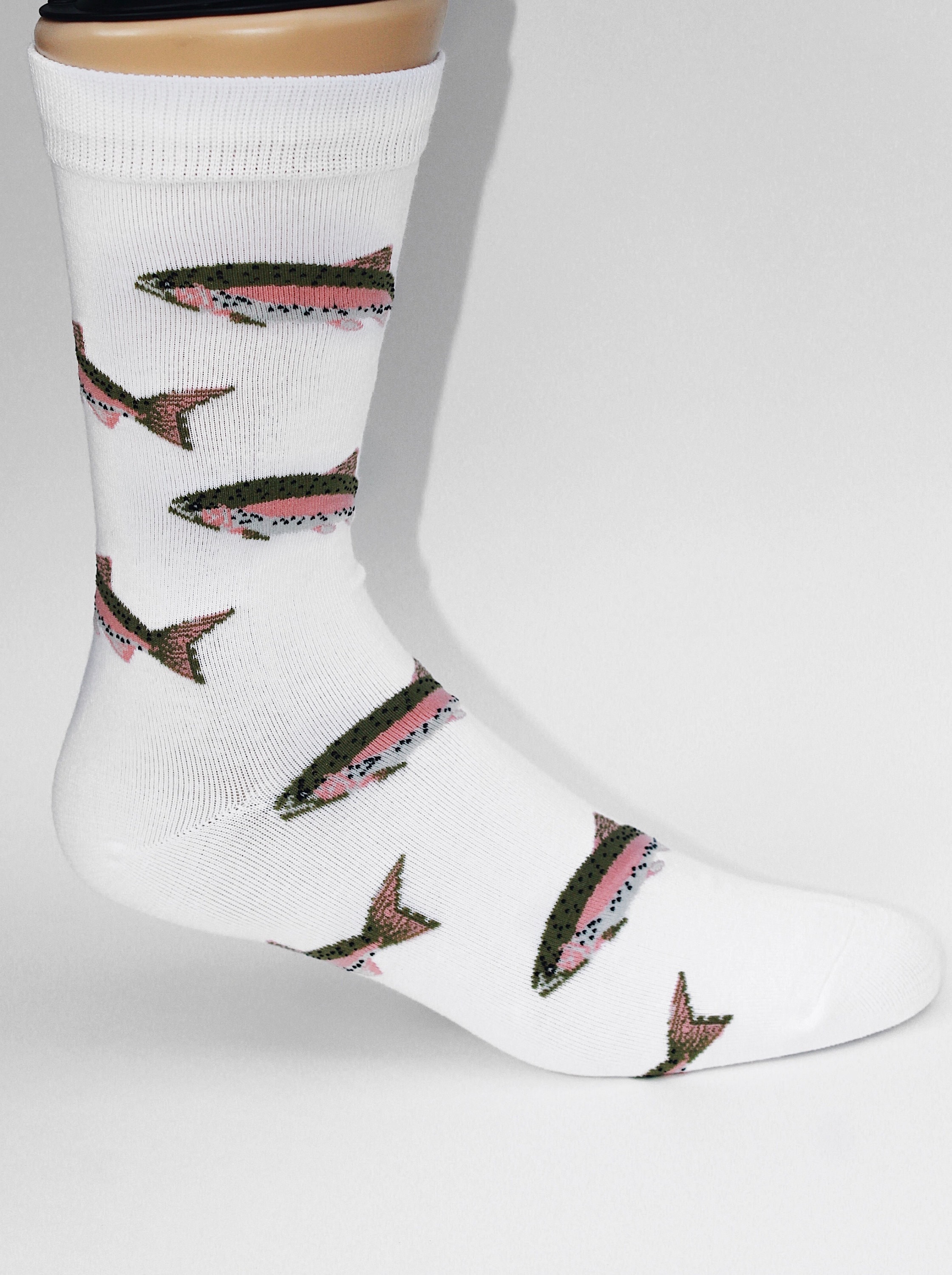 Fish Socks Trout Socks Fishing Socks Fisherman Fishing - Etsy