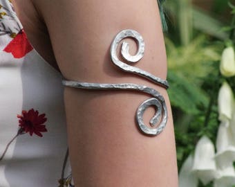 Arm Cuff Silver - Etsy