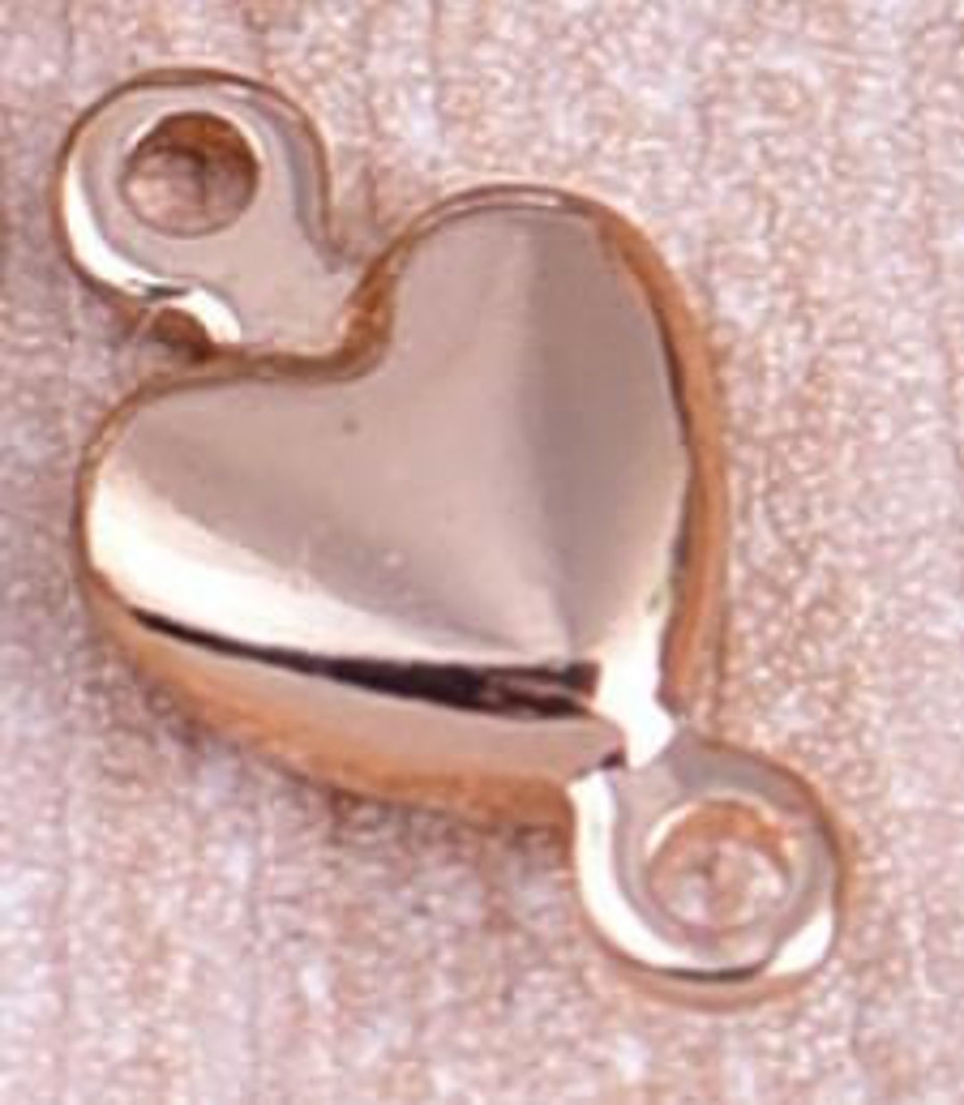 Champagne Gold Heart Connector 50 Pieces 10mm X 5mm Gold - Etsy