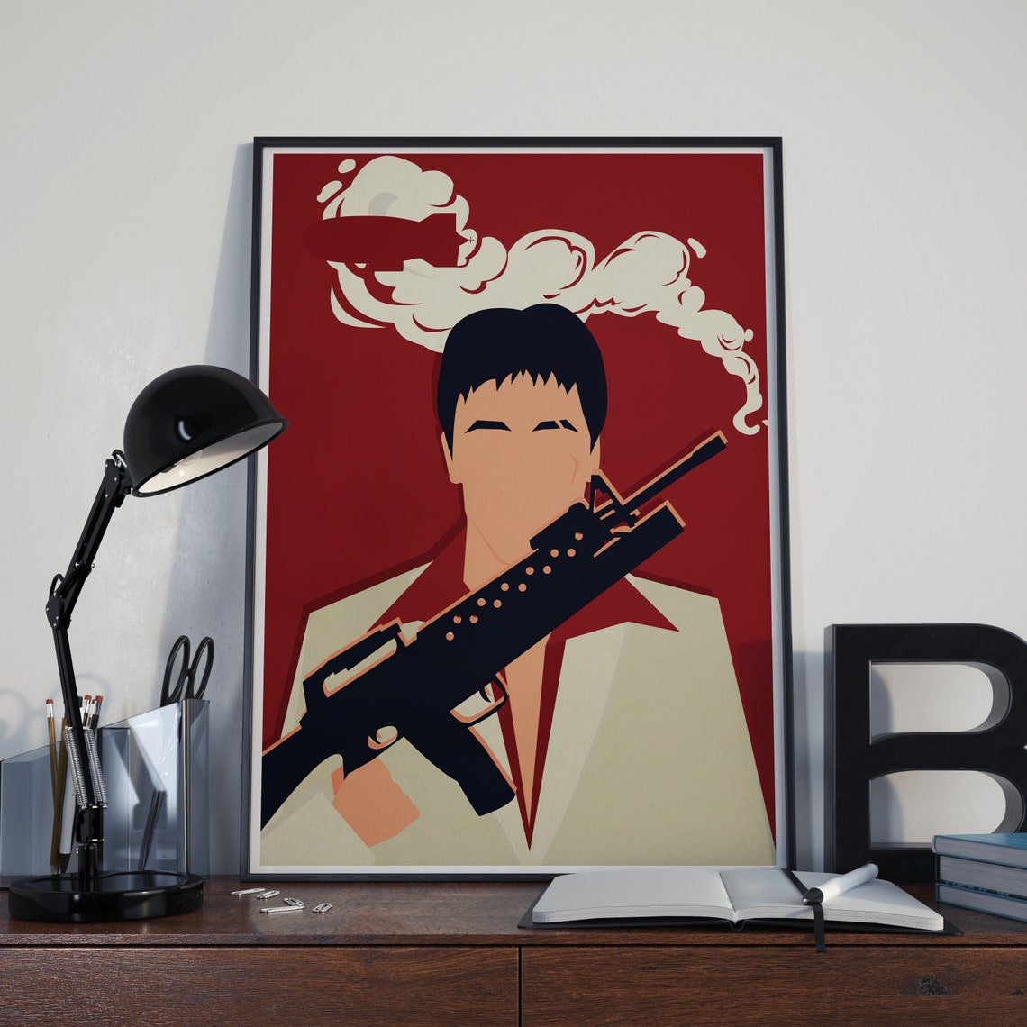 Scarface Poster / Scarface Movie Poster Scarface Print | Etsy