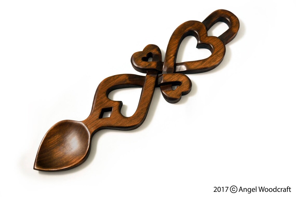 Gift of Fortune Welsh Love Spoon - Etsy UK