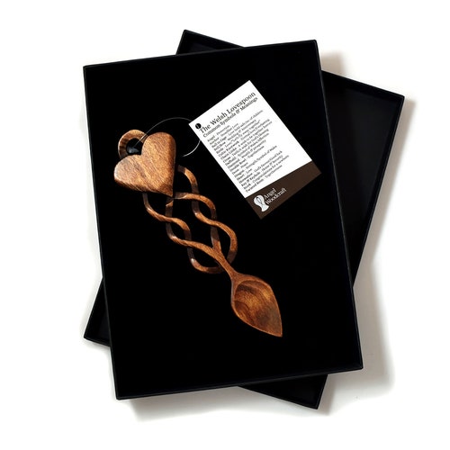 Gift of Fortune Welsh Love Spoon - Etsy UK