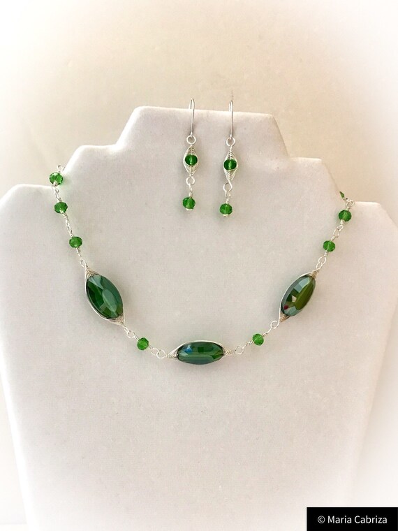 Jewelry Handmade Jewelry Jewelry Set Wire wrapped | Etsy