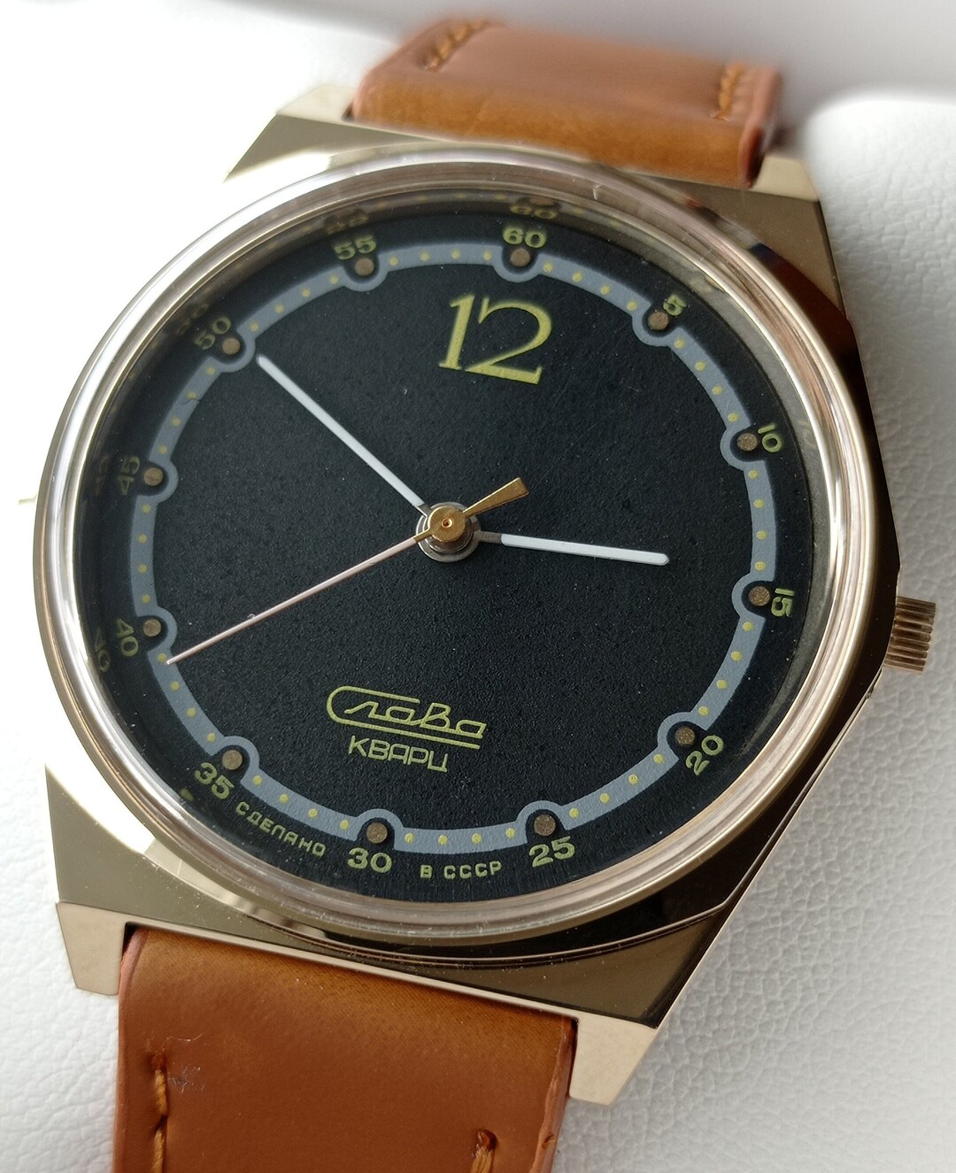 Slava Vintage Watch, Vintage Original Soviet 1980s , Men's Wristwatch ...