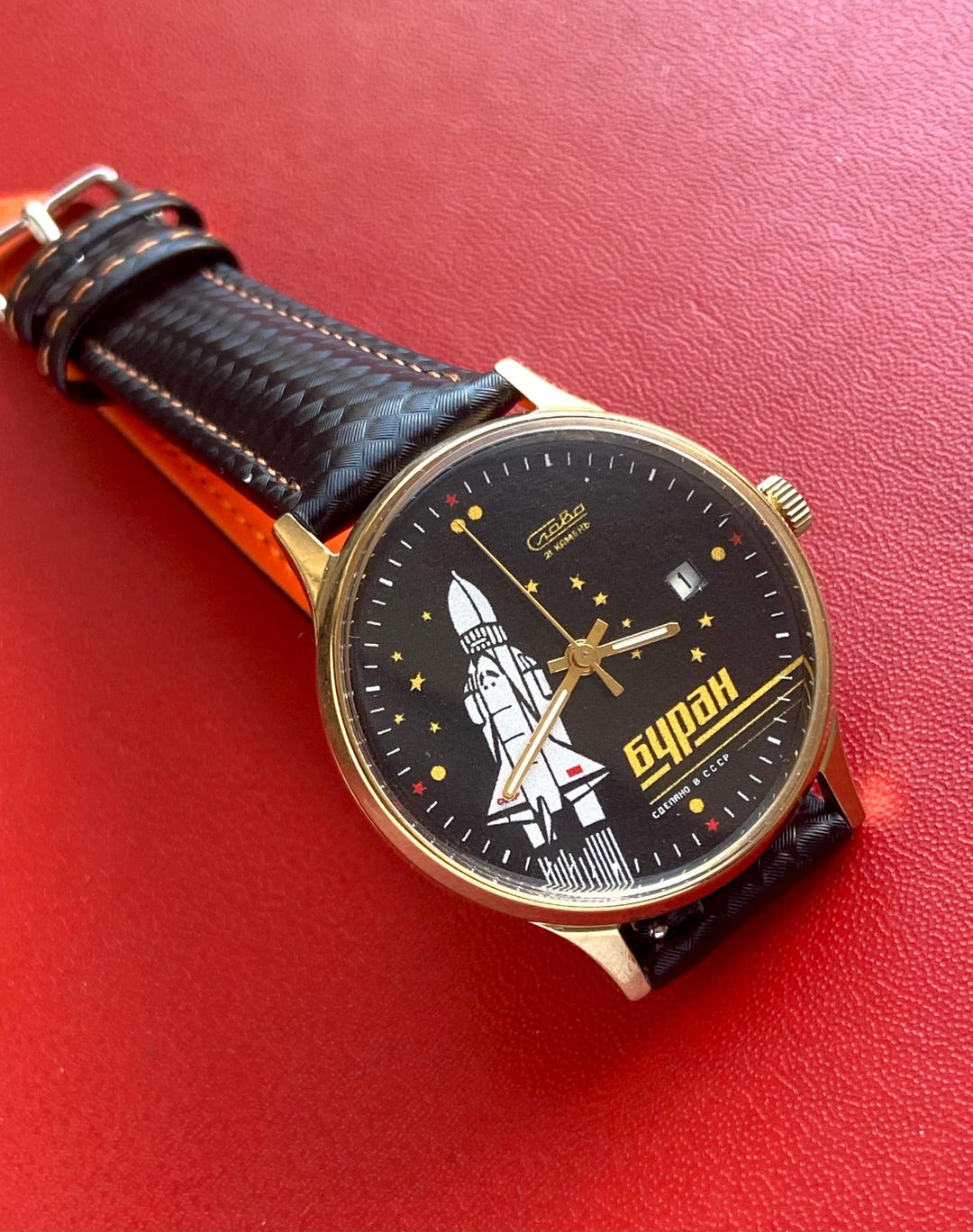 Vintage Soviet Slava Buran, Watch 1980s, Mechanical Men's Watch, Space ...