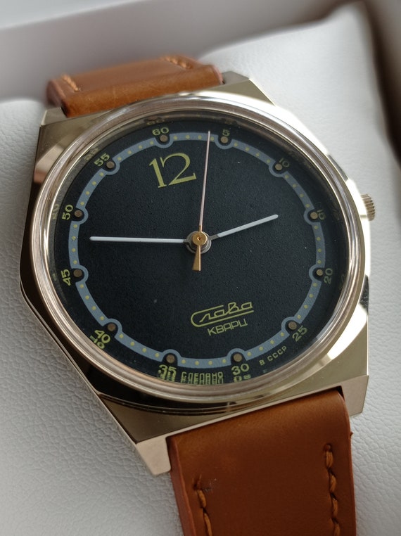 Slava Vintage Watch, Vintage Original Soviet 1980s , … - Gem