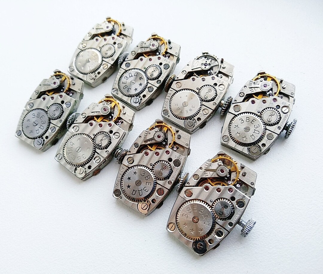 Steampunk Art Mechanisms , Set 8 Pc., Vintage Movements - Etsy