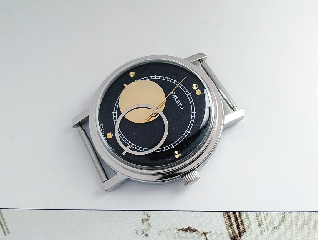 Space Watch Moon Watch Raketa Kopernik Copernic Vintage Watch Sun Moon ...