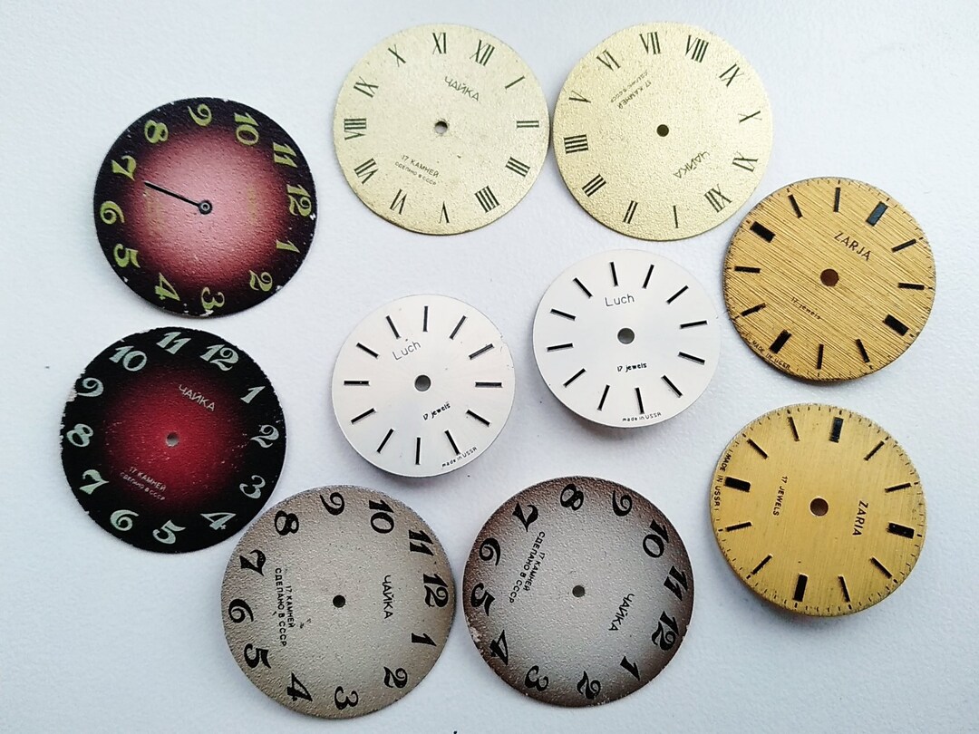 Carátulas de reloj esferas antiguas 10 piezas piezas - Etsy México