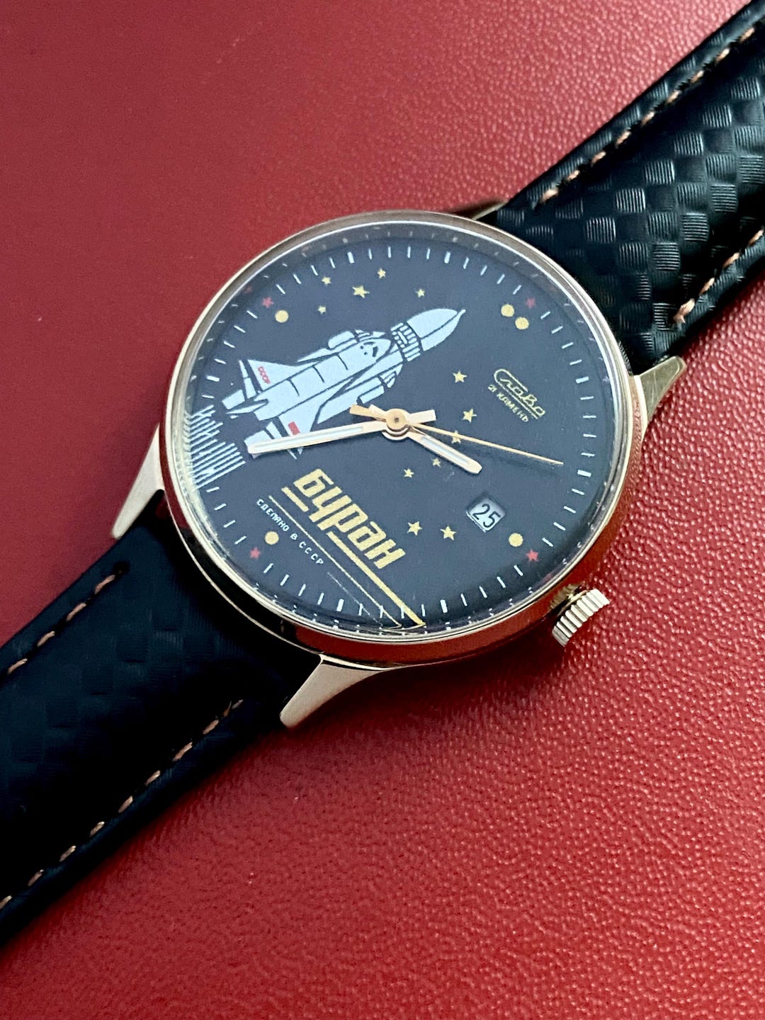 Vintage Soviet Slava Buran, Watch 1980s, Mechanical Men's Watch, Space ...