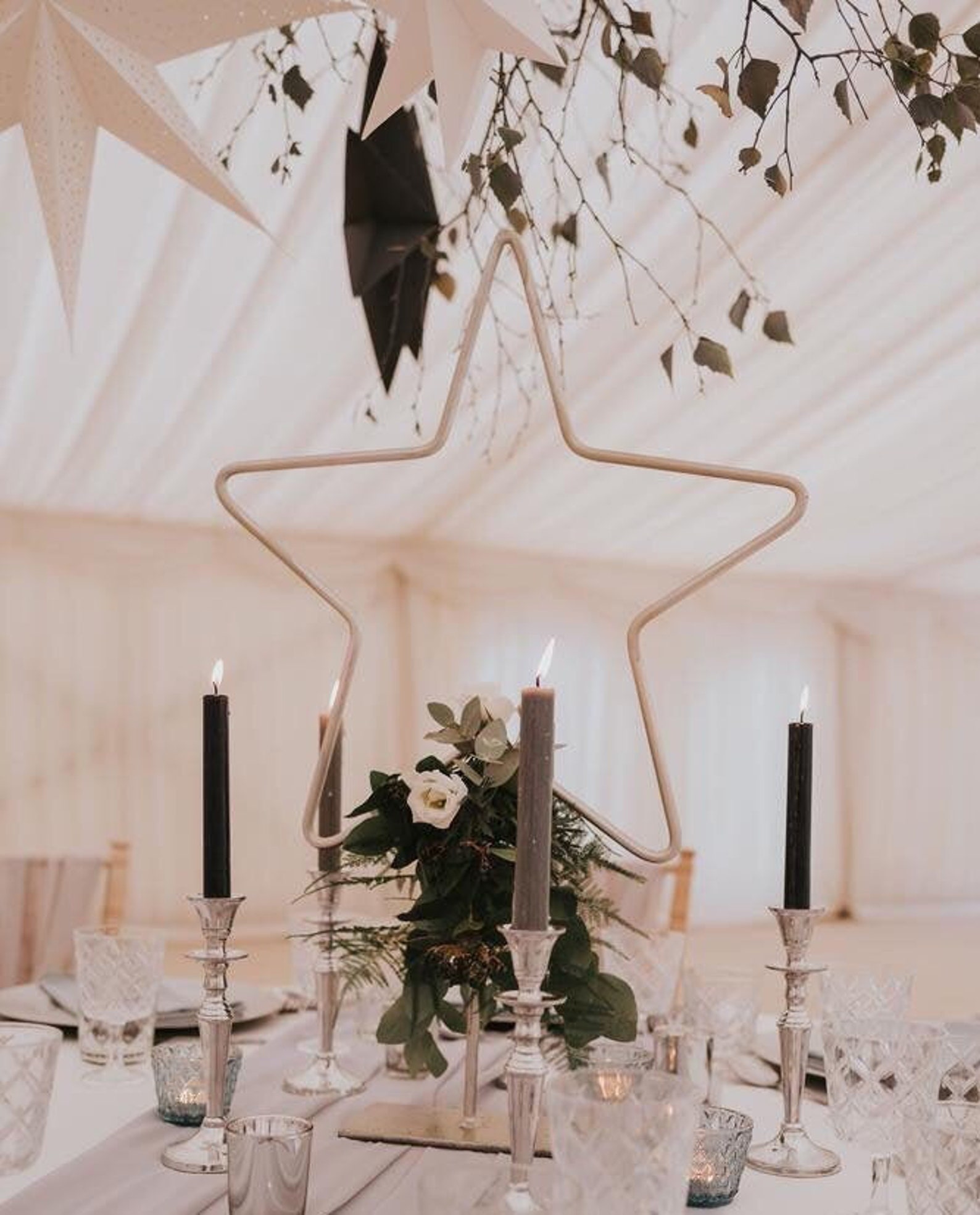 Star Centrepiece for Dining Table or as a Wedding Centre - Etsy