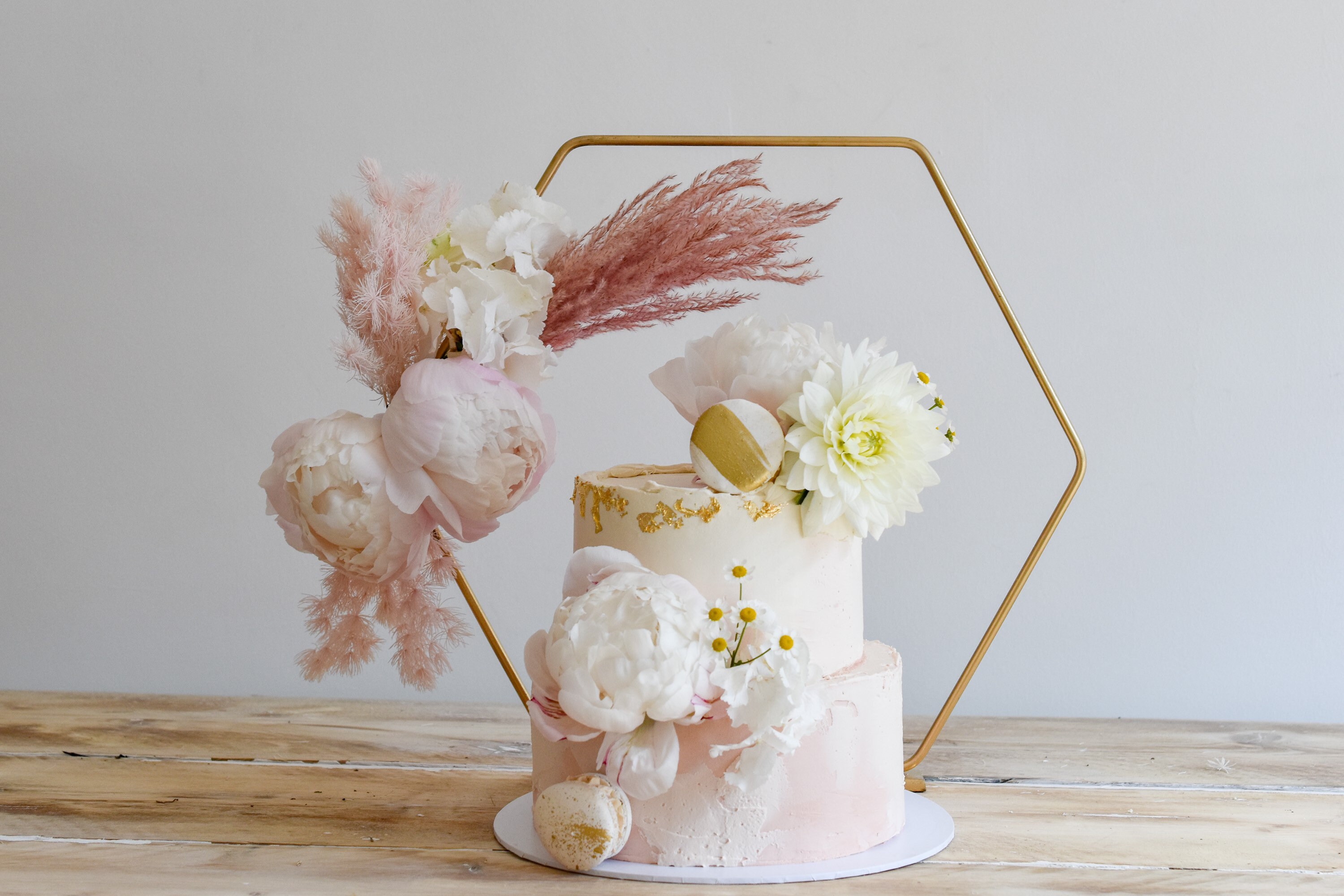 Hexagon Decor Stands. Geometric Wedding Decor. Freestanding. - Etsy UK