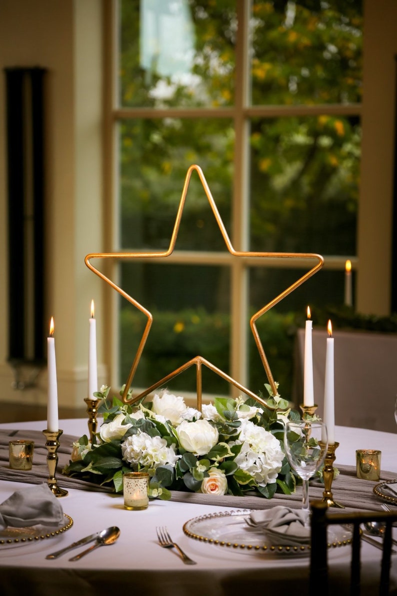 Star Centrepiece for Dining Table or as a Wedding Centre - Etsy