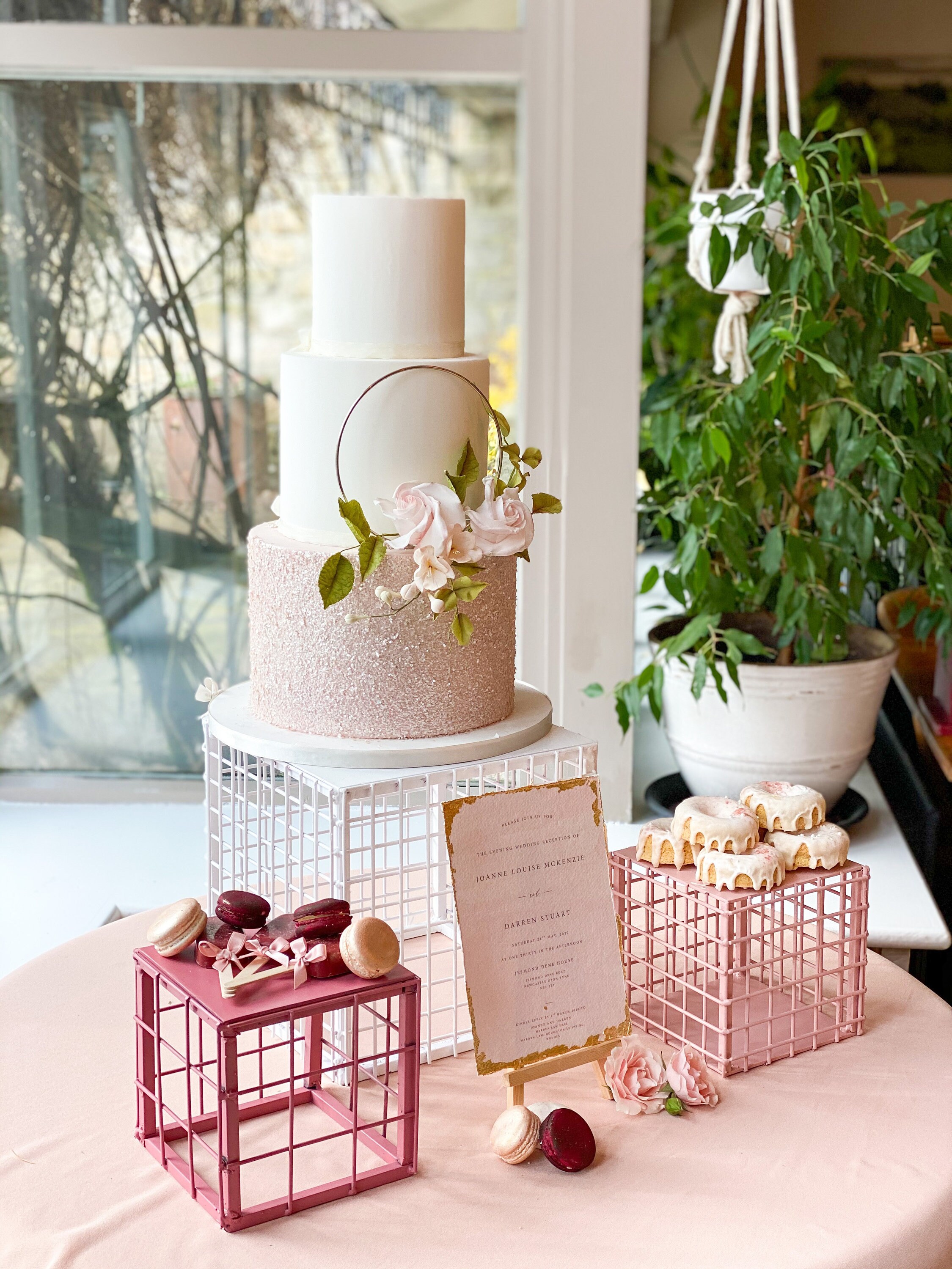 Mesh 1in Cake Stands and Treat Displays. Industrial Style - Etsy UK