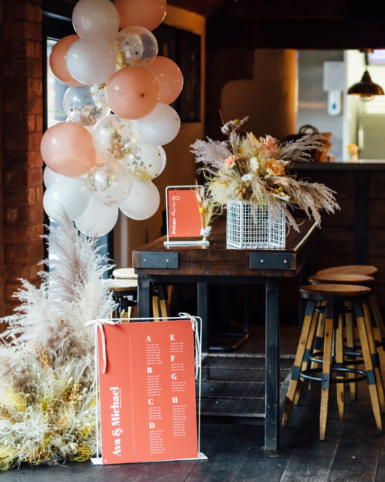 Seating Plan Stand Suitable for on a Table or Floor Standing. - Etsy