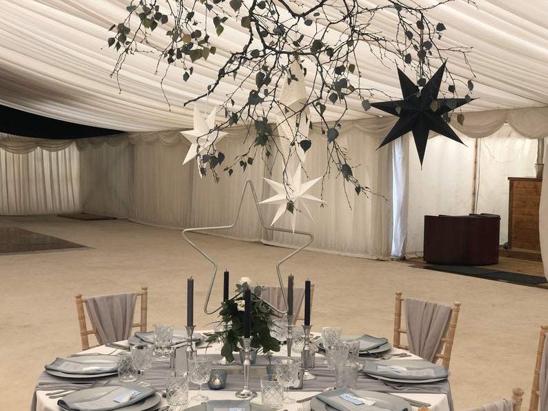 Star Centrepiece for Dining Table or as a Wedding Centre - Etsy