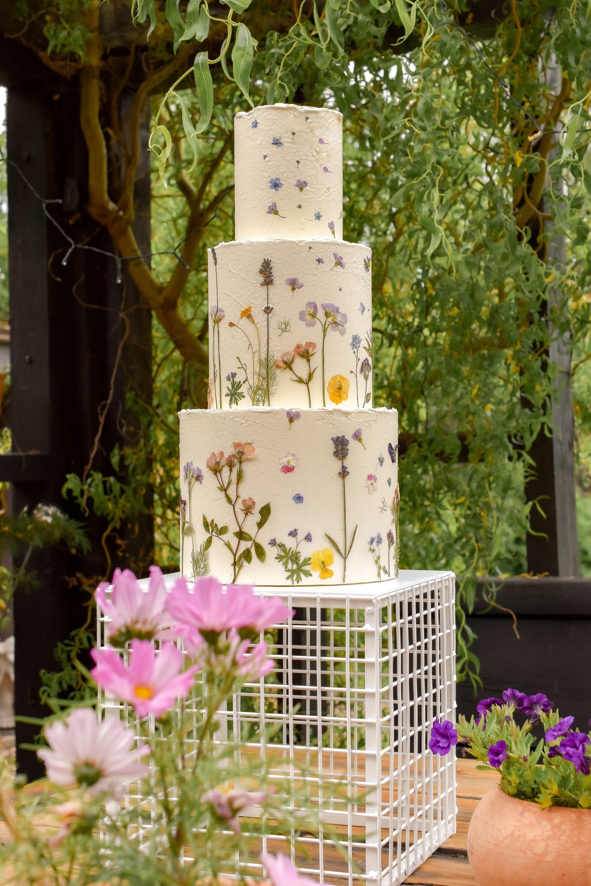 Mesh 1in Cake Stands and Treat Displays. Industrial Style - Etsy UK