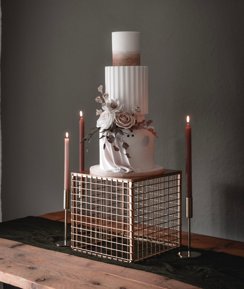 Mesh 1in Cake Stands and Treat Displays. Industrial Style - Etsy UK