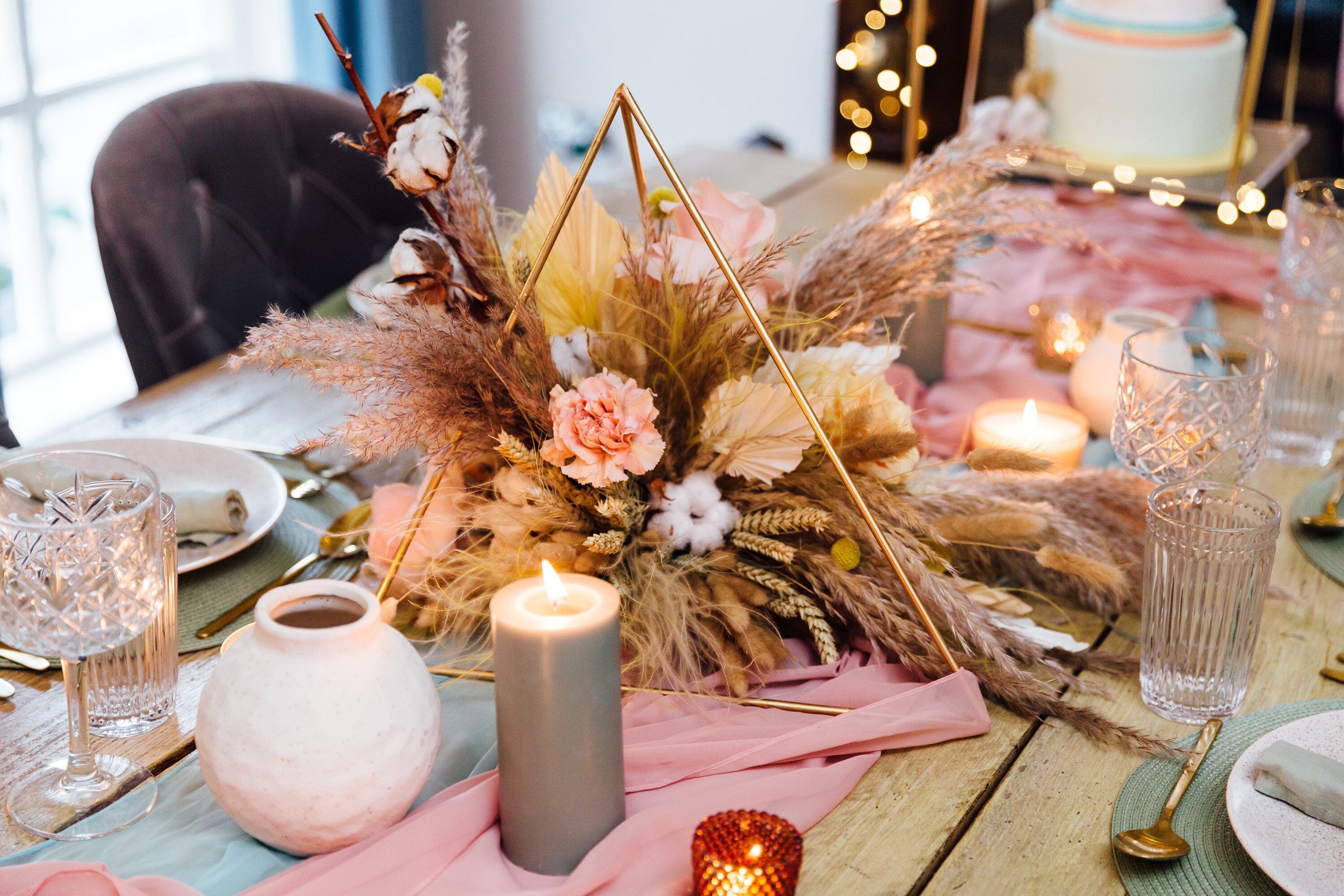 Triangle Table Centre Piece or Geo Decor for Your Geometric - Etsy UK