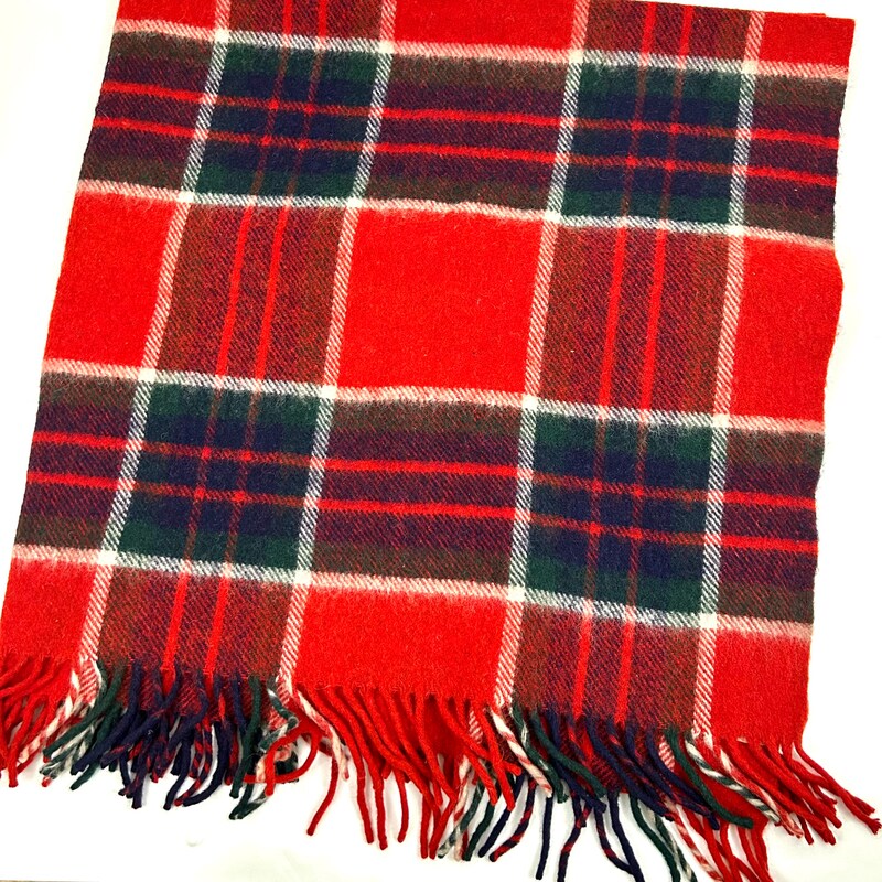 Plaid Wool Throw - Etsy