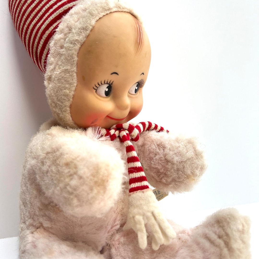 Vintage Kewpie Cameo Plush Doll Knickerbocker Toy Co. Rose O'reilly ...