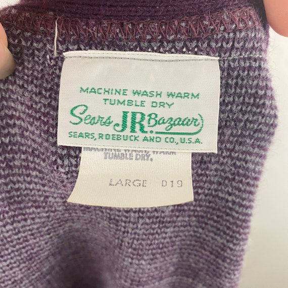 Vintage Sears JR Bazaar Small 1970s Cardigan Sweater … - Gem