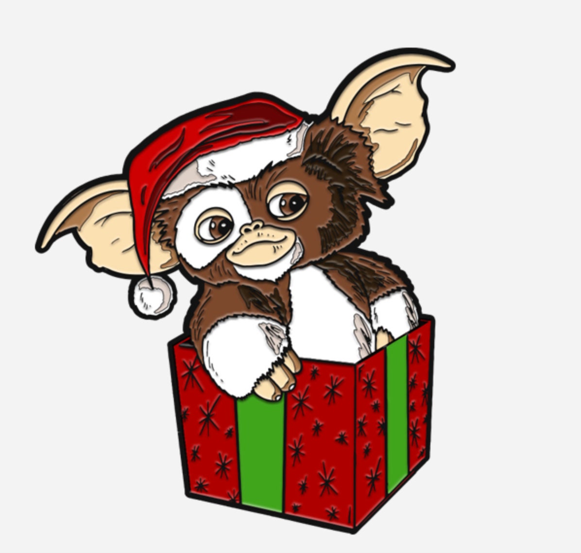 Gremlins Holiday Gizmo in a Santa Hat Enamel Pin - Etsy