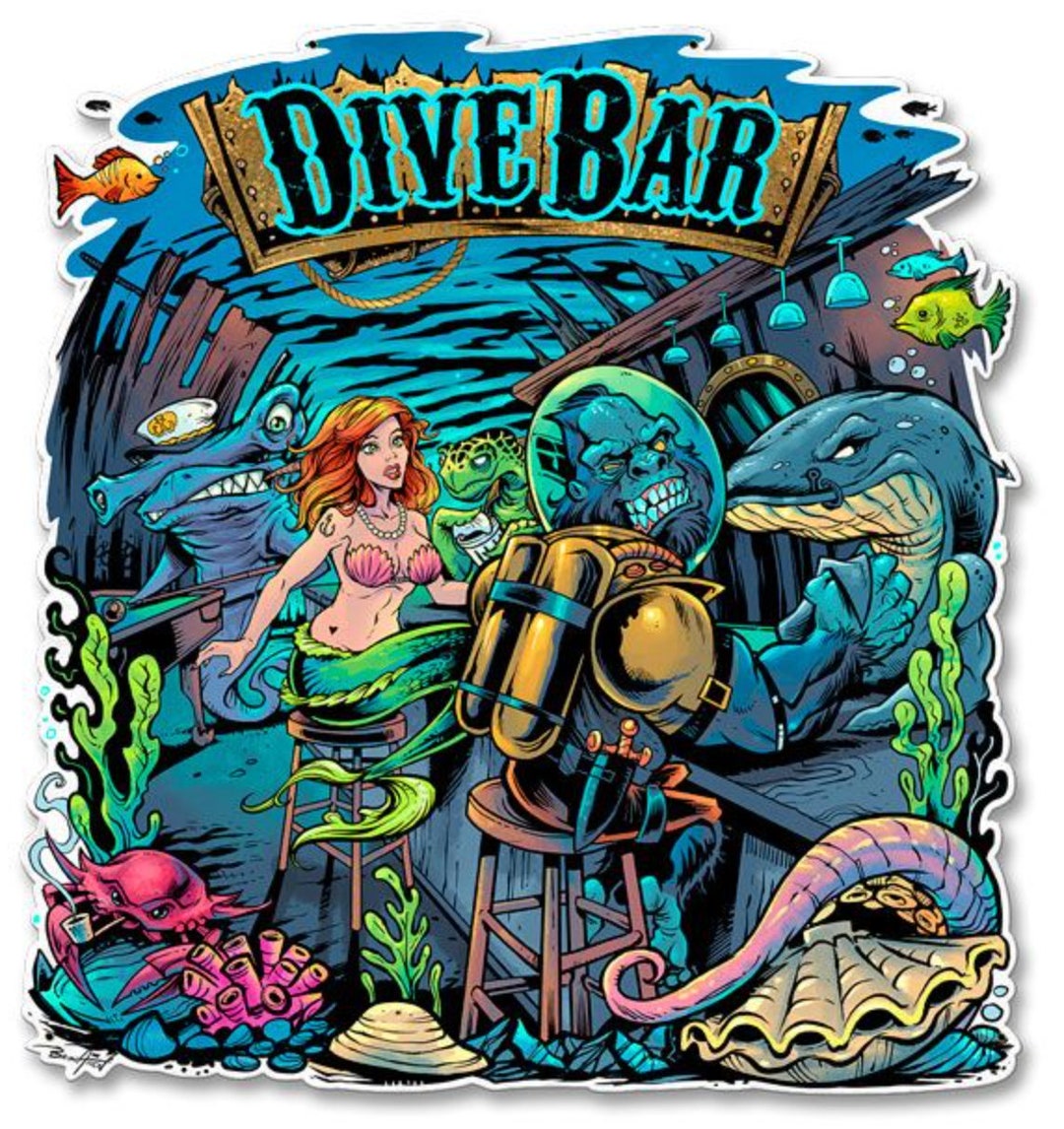 Dive Bar Metal Sign - Etsy