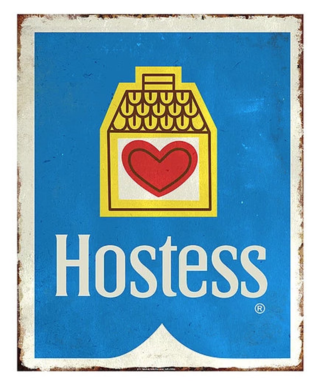 Hostess Baked Goods Logo Metal Sign - Etsy