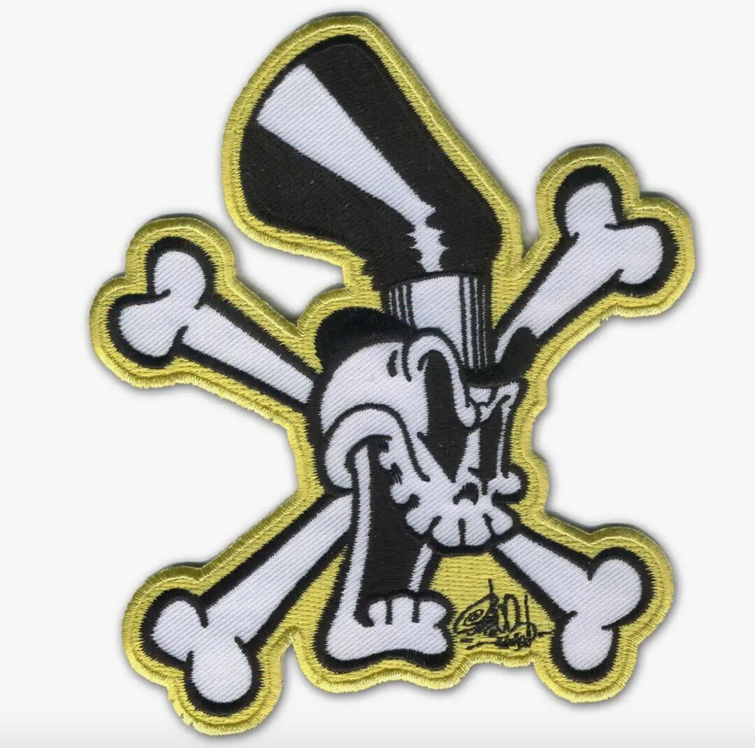 Mad Bones Iron on Embroidered Patch,skeleton, Skull and Crossbones ...